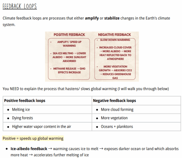 IB Geo Global Climate – easyrevising